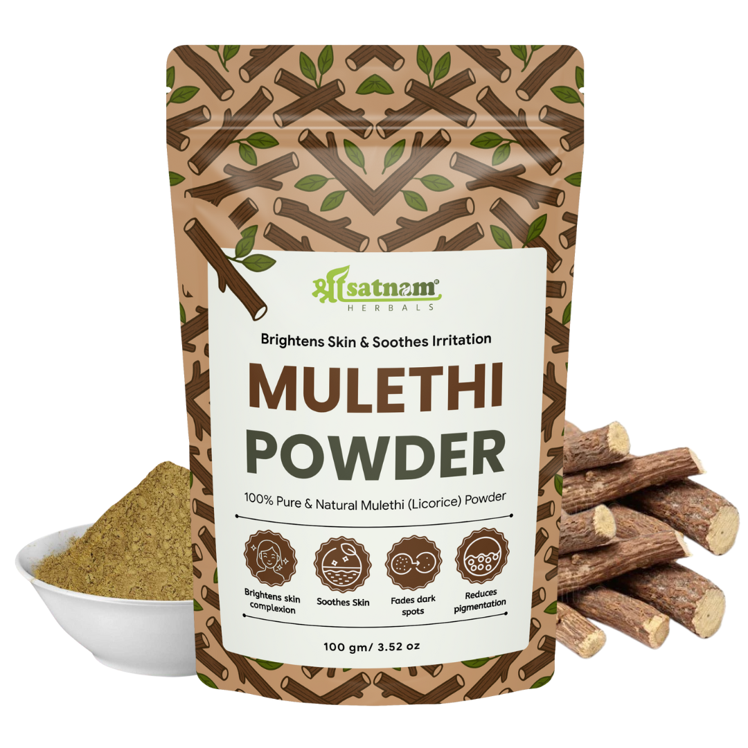 Pure Mulethi Powder (Licorice Root) – Ayurvedic Throat Soother for Dig ...